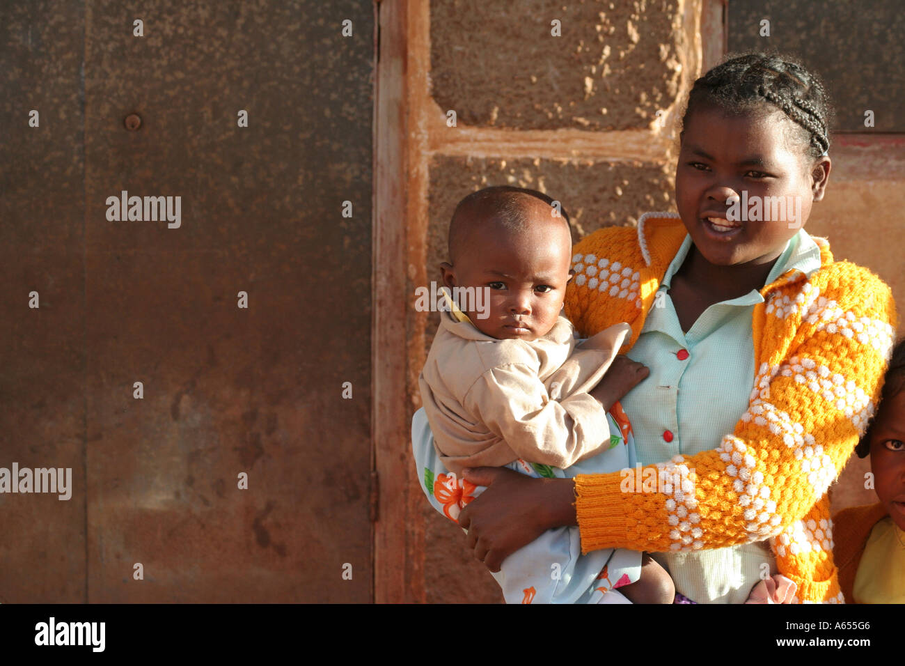 Ambalavao, Madagascar, mother and baby Stock Photo - Alamy