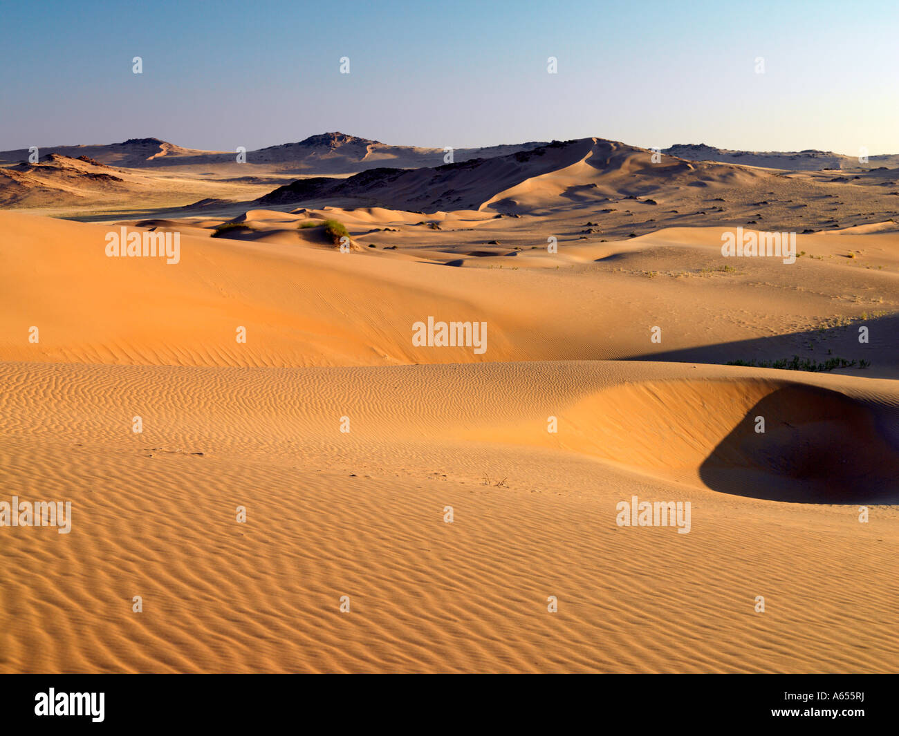 Set in a desert landscape Hartmann's Valley in remote northwest Namibia ...