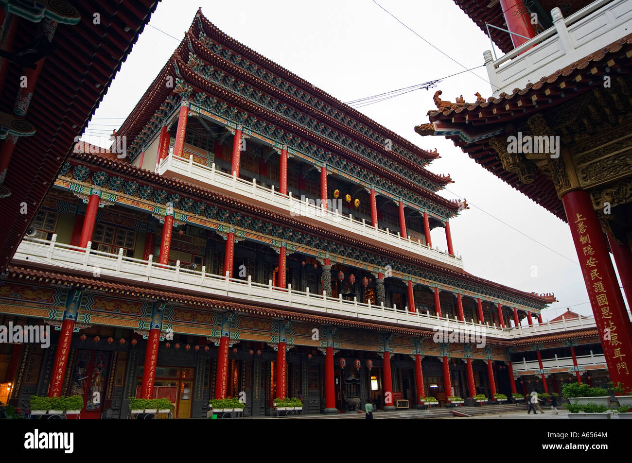 Luerman Shengmu temple Stock Photo - Alamy