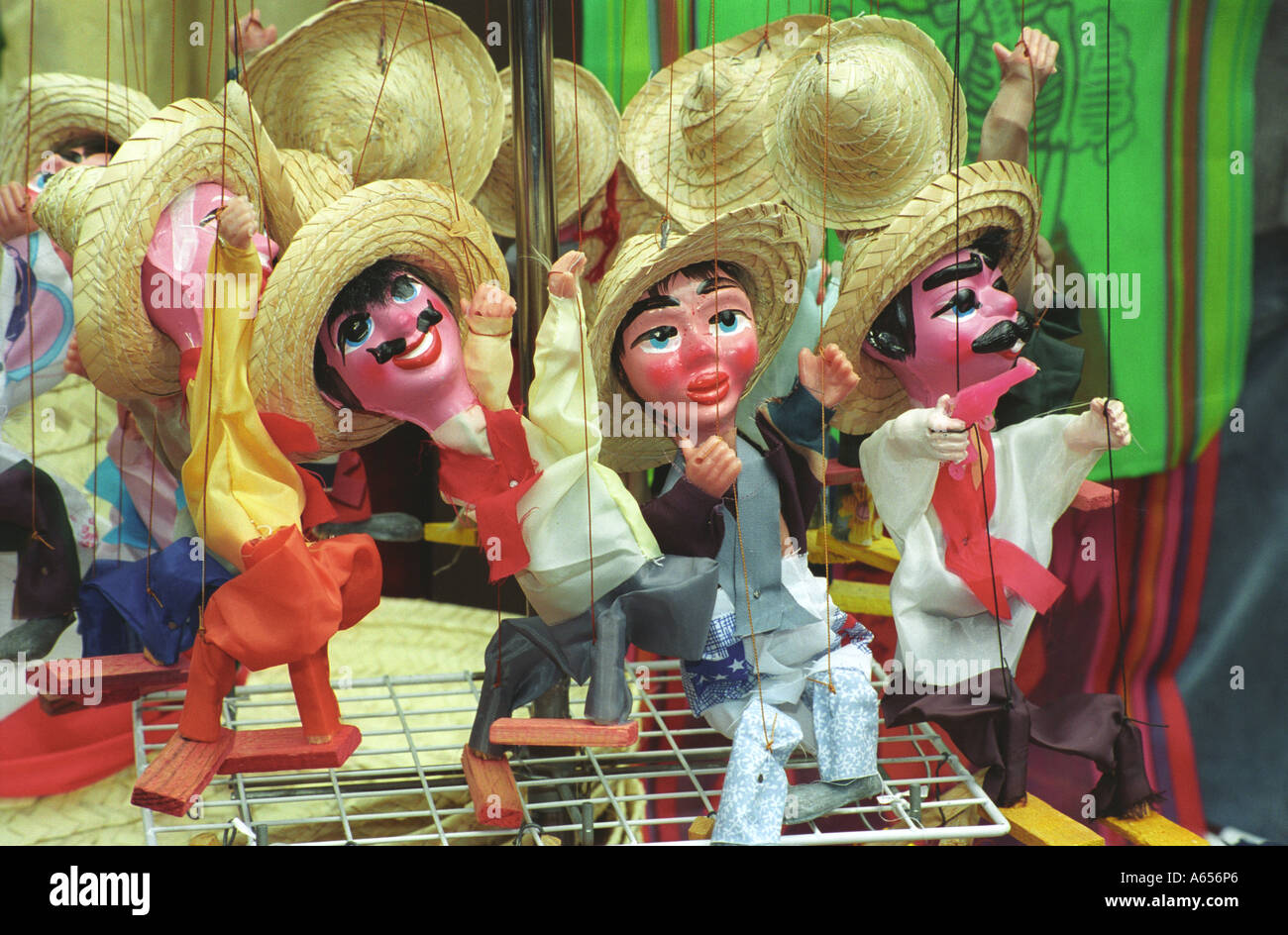 Puppets, Olvera Street Los Angeles California United States Stock Photo ...