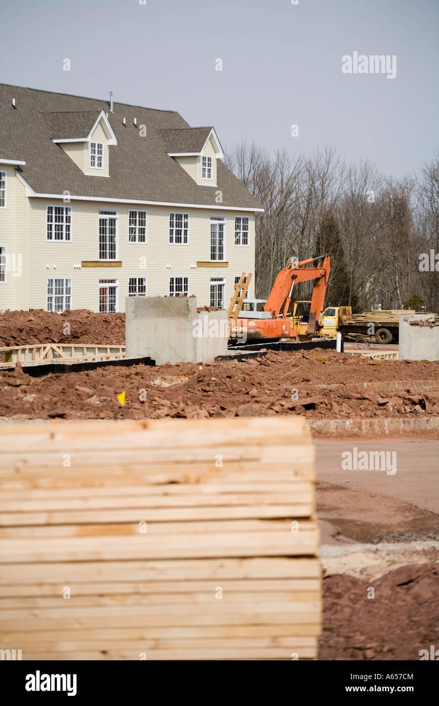 Residential Construction Site Stock Photo - Alamy