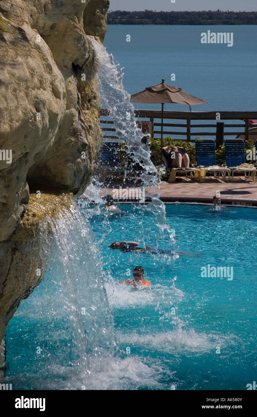 People swimming at a resort Stock Photo - Alamy