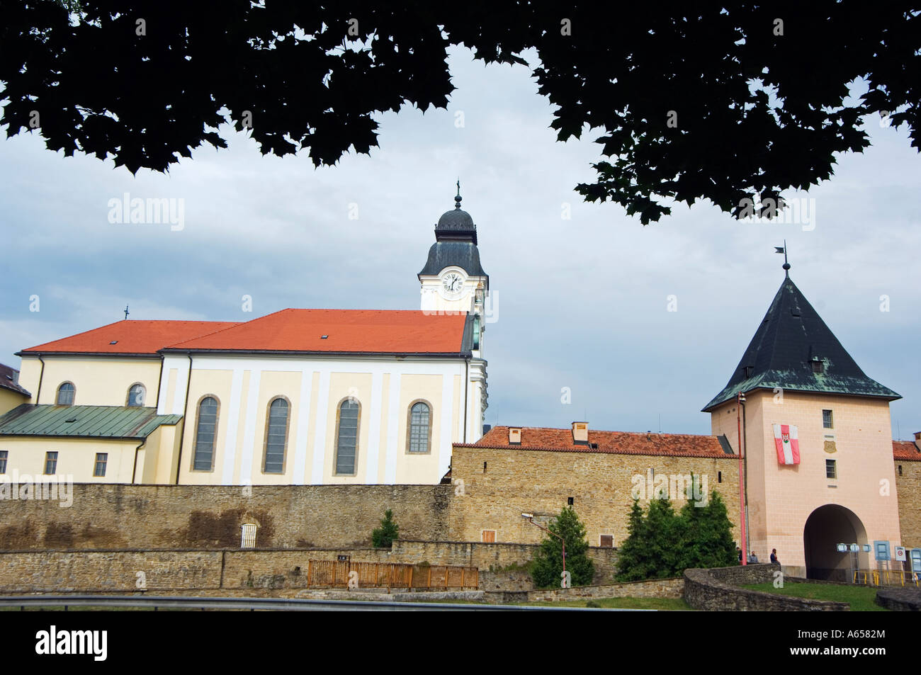 Slovakia Levoca Old Town City Walls and Gate Stock Photo - Alamy