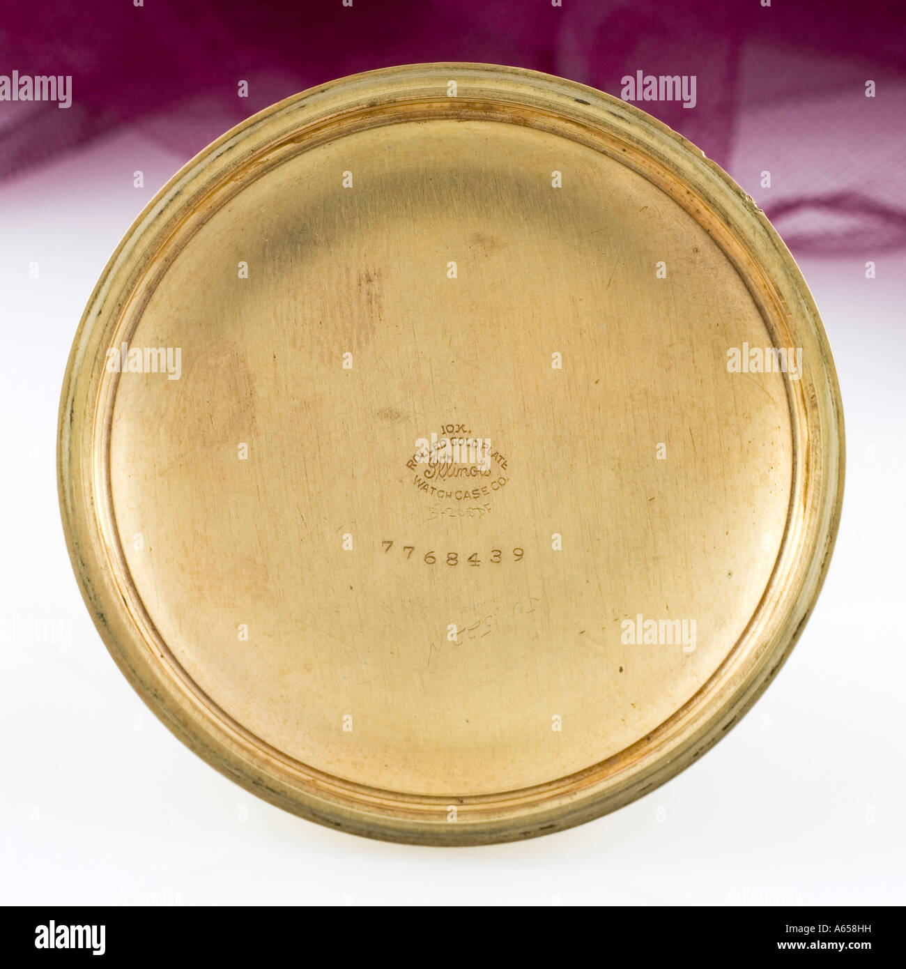 Inside case back of early 1900s, turn of century, Hamilton pocketwatch ...