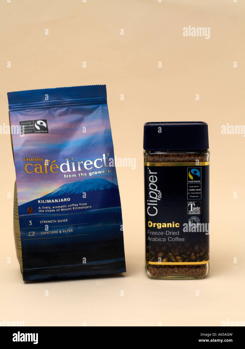 Fair Trade Coffee Stock Photo - Alamy