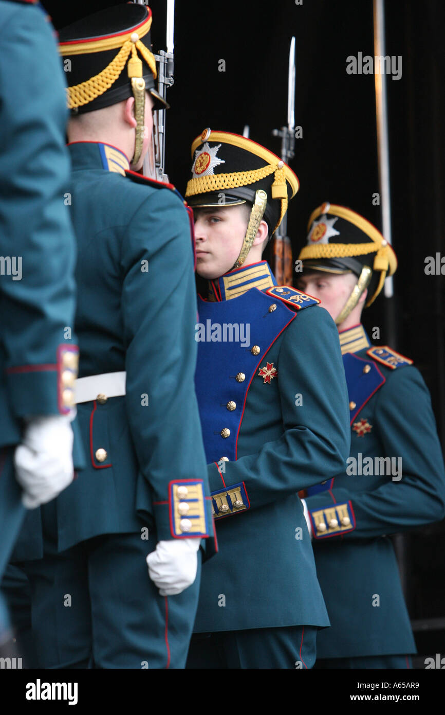The Russian Kremlin Guard performing at Trafalgar Square during the ...