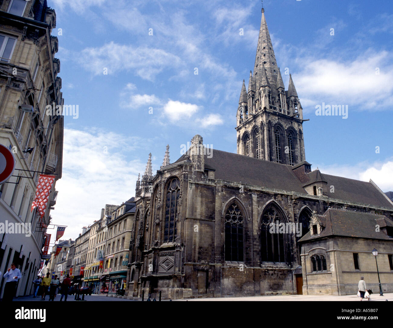 Caen cathedral normandy france hi-res stock photography and images - Alamy