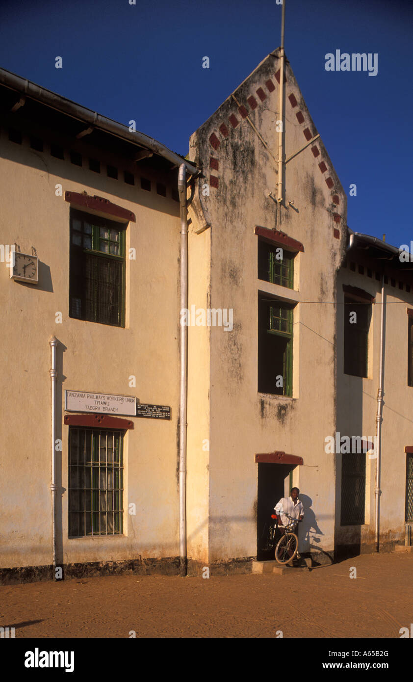 railway station on the central railway line Tabora Tanzania Stock Photo ...