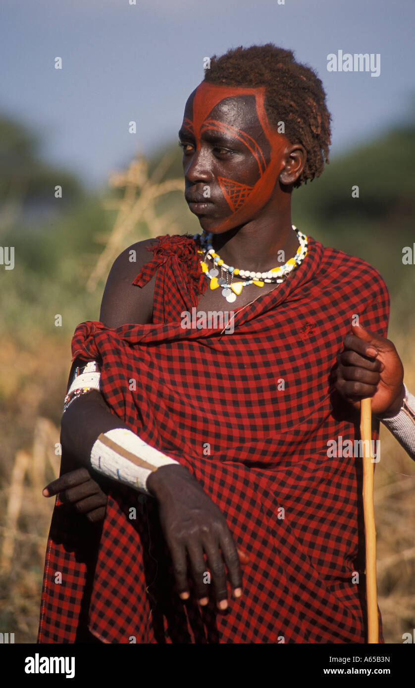 Maasai boy Longido Tanzania Stock Photo - Alamy