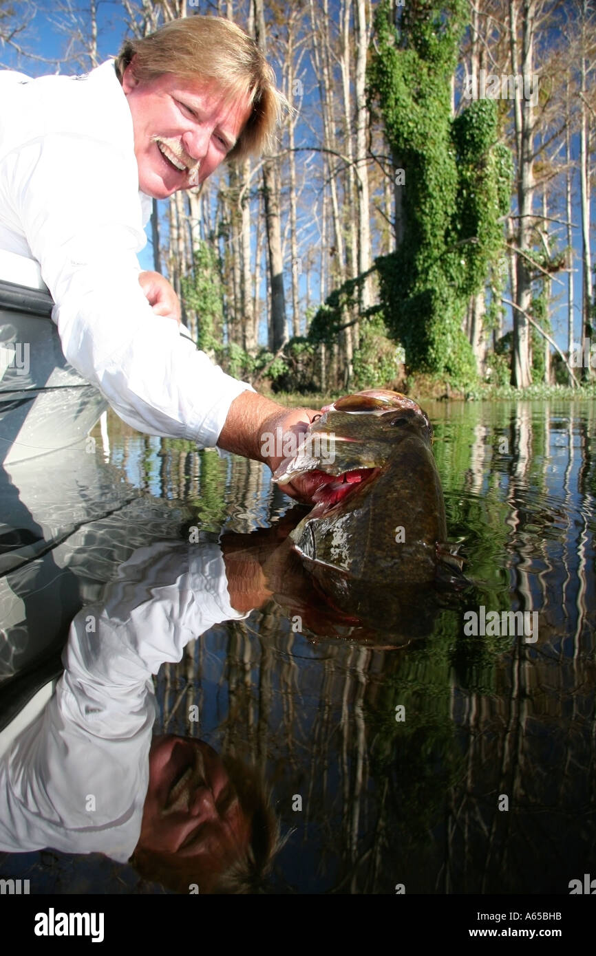 Bass Fishing on central Florida lake Stock Photo - Alamy