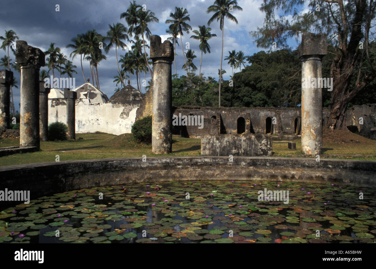 Ruins of Maharubi Palace built in 1882 for the concubines of Sultan ...