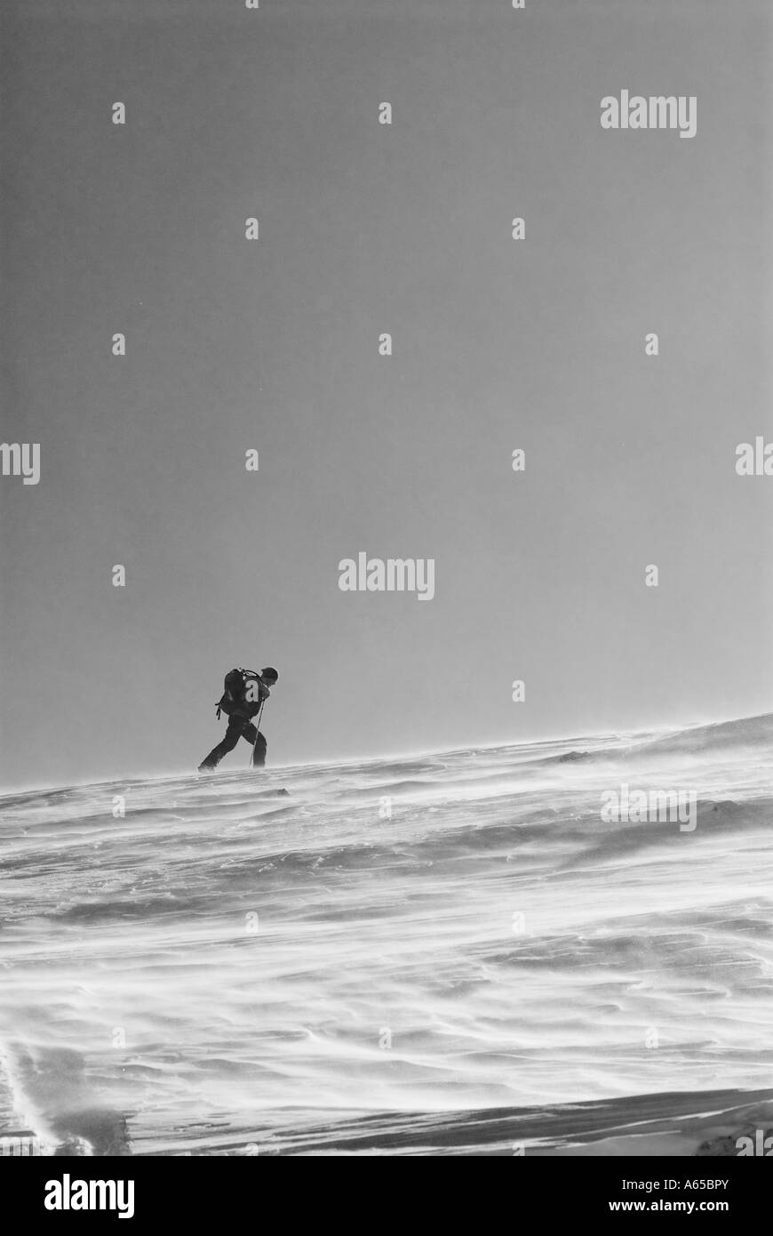 Cross on peak mountain Black and White Stock Photos & Images - Alamy