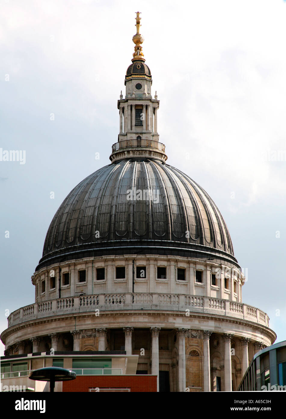 St. Paul’s Cathedral dome, London, United Kingdom, low angle view Stock ...