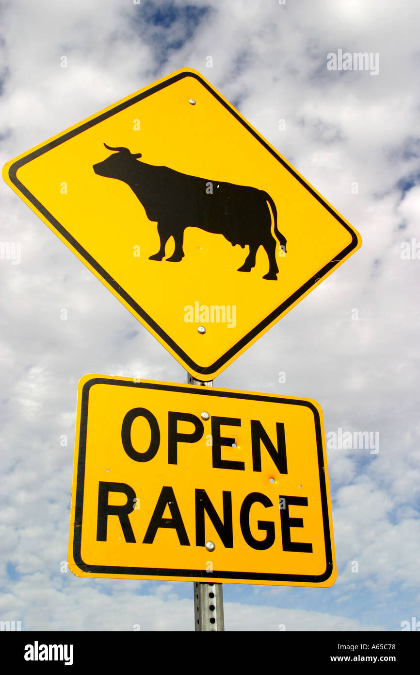 Open range sign hi-res stock photography and images - Alamy
