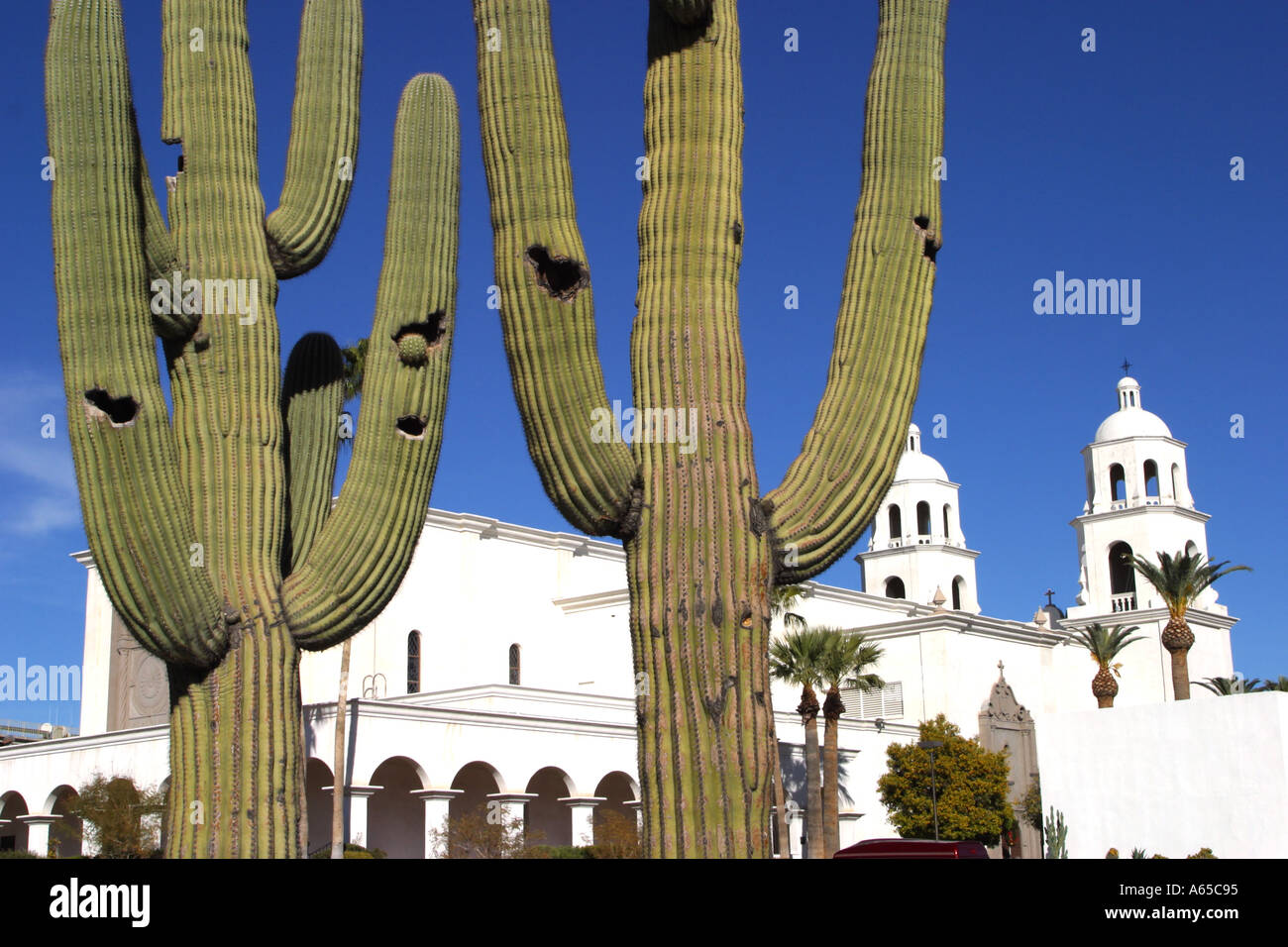 Tucson Cathedral Tucson Arizona USA Stock Photo - Alamy