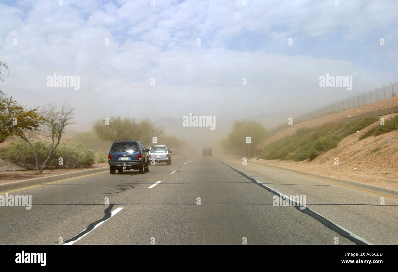 Dust storm in Arizona, USA Stock Photo - Alamy