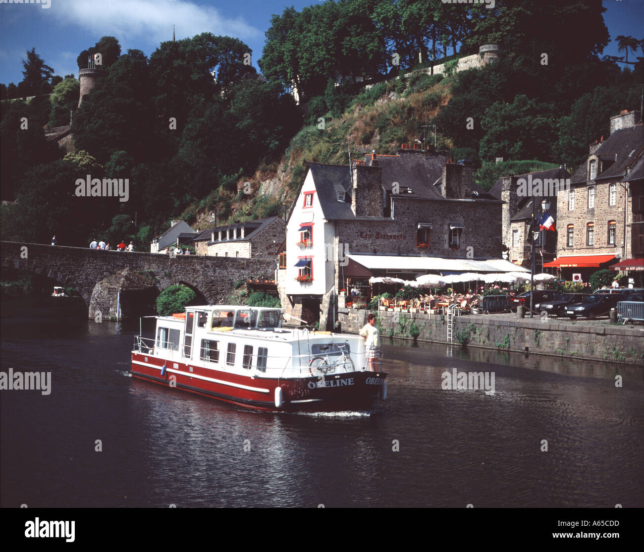 River Rance at Dinan Stock Photo - Alamy