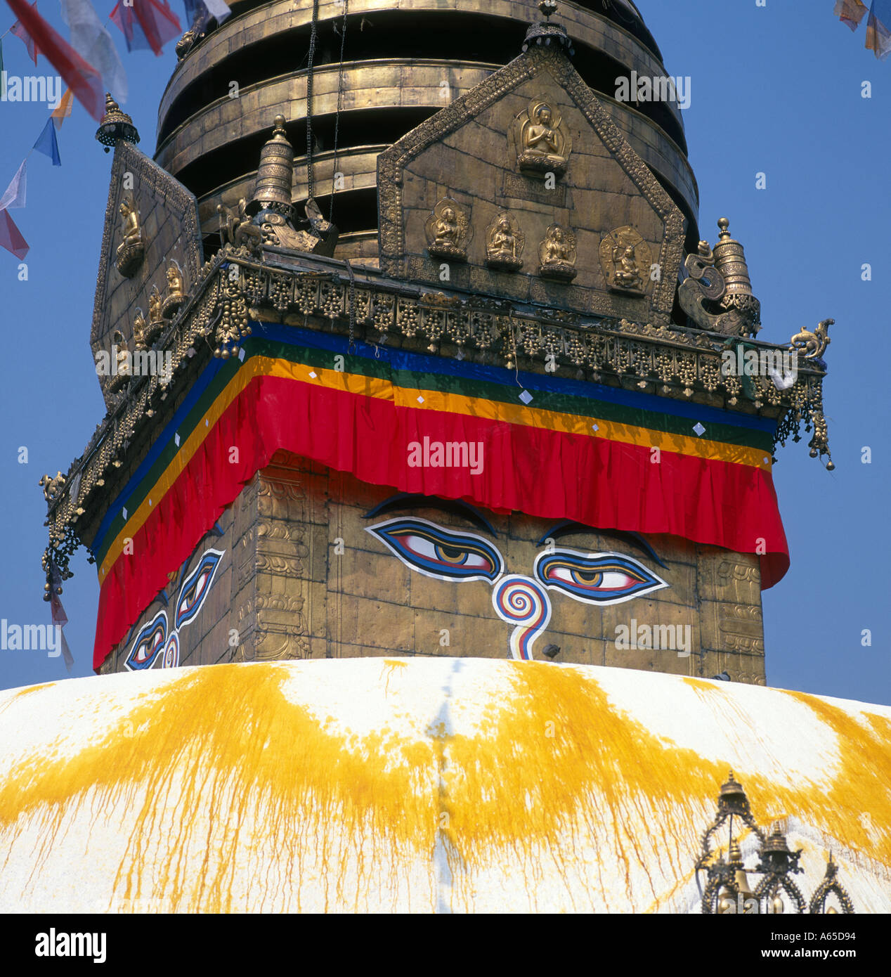 Swayambhu Stupa Kathmandu Nepal Stock Photo - Alamy