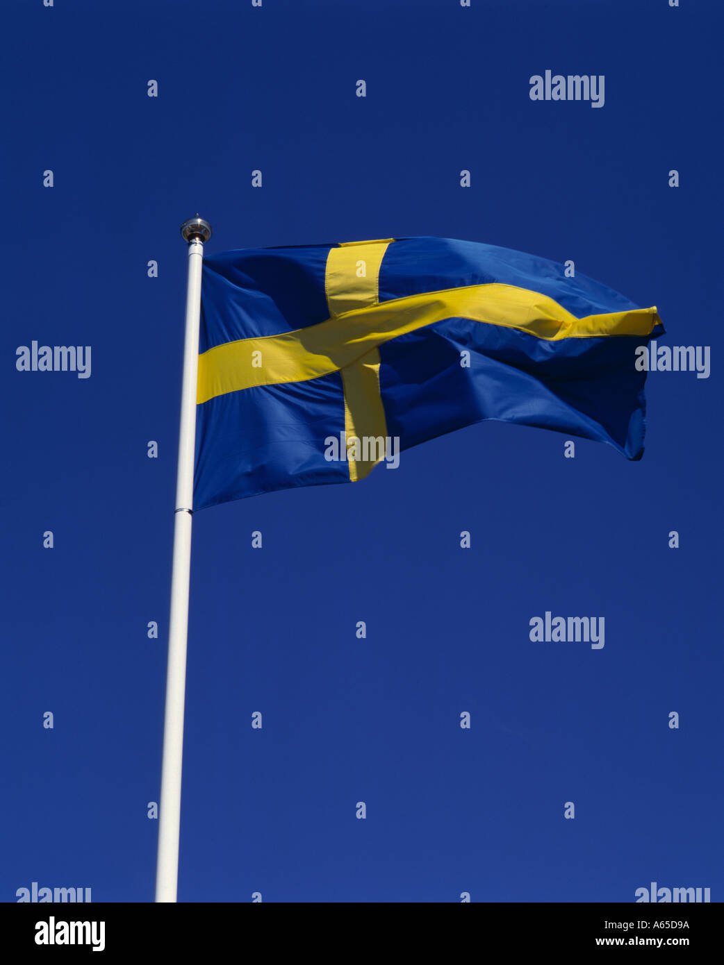 Swedish flag flags hi-res stock photography and images - Alamy