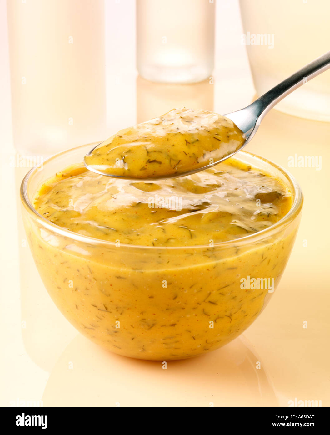 SCANDINAVIAN GRAVALAZ SAUCE Stock Photo - Alamy