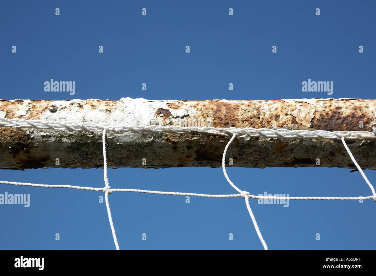 rusty goal crossbar Stock Photo - Alamy