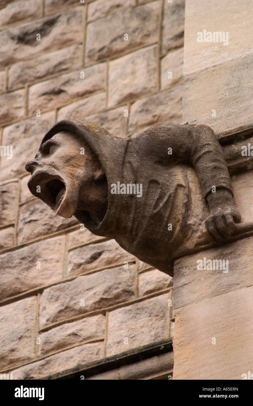 Grim reaper Gargoyle. Chichester Cathedral, West Sussex,England, UK ...