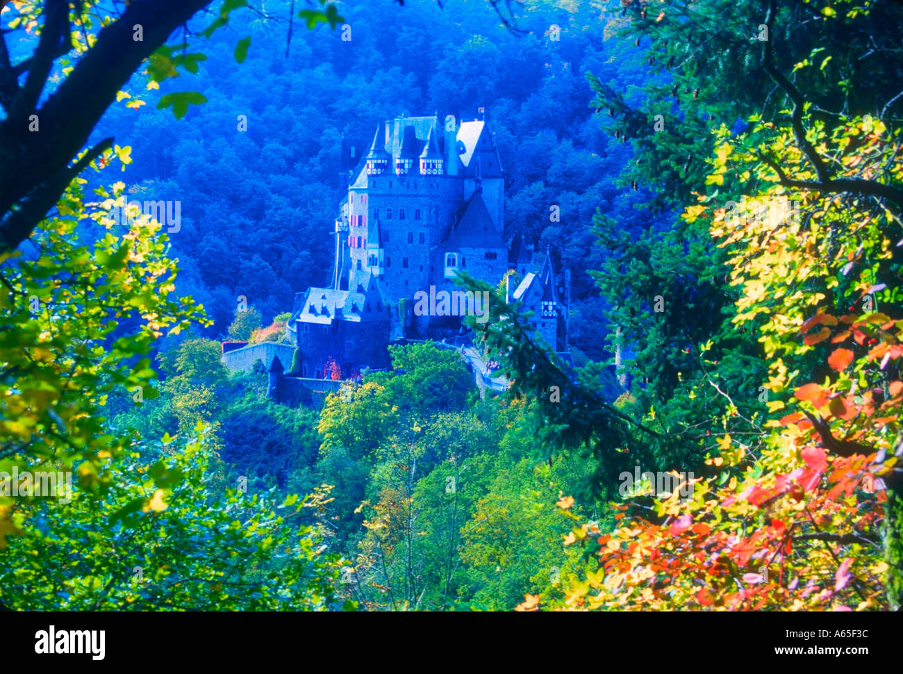 Burg Eltz Castle in Mosel Valley near Mosel River Germany Stock Photo ...