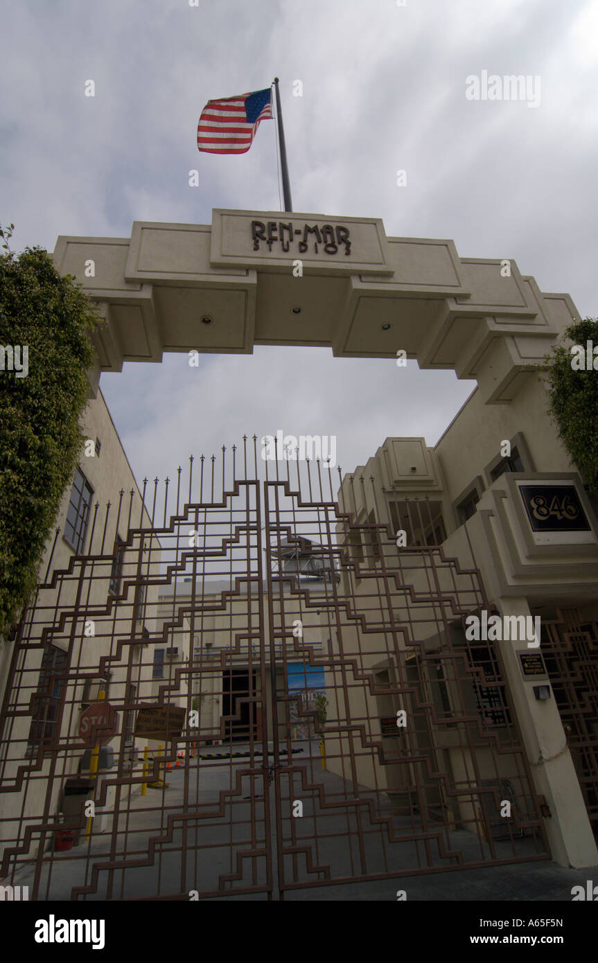 Ren-Mar Movie Studios in Hollywood Stock Photo - Alamy