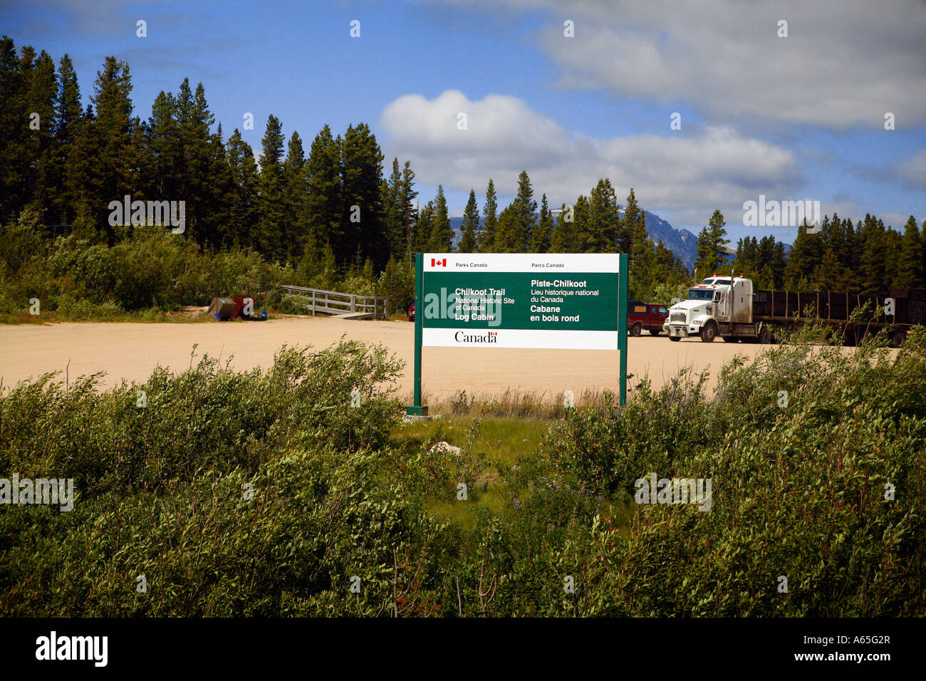 Chilkoot Trailhead Canada Stock Photo - Alamy
