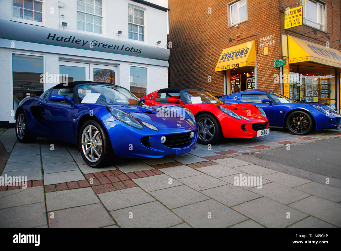 Lotus Sports Cars in London UK Stock Photo - Alamy