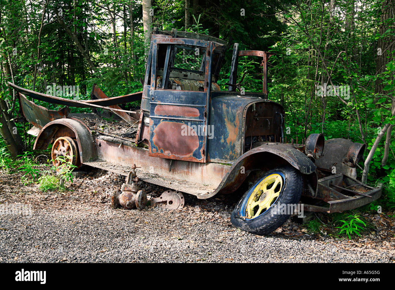 Old Truck Alaska Stock Photo - Alamy
