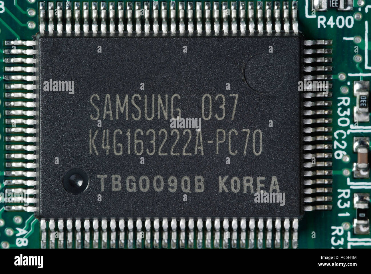 Computer chip landscape format Stock Photo - Alamy