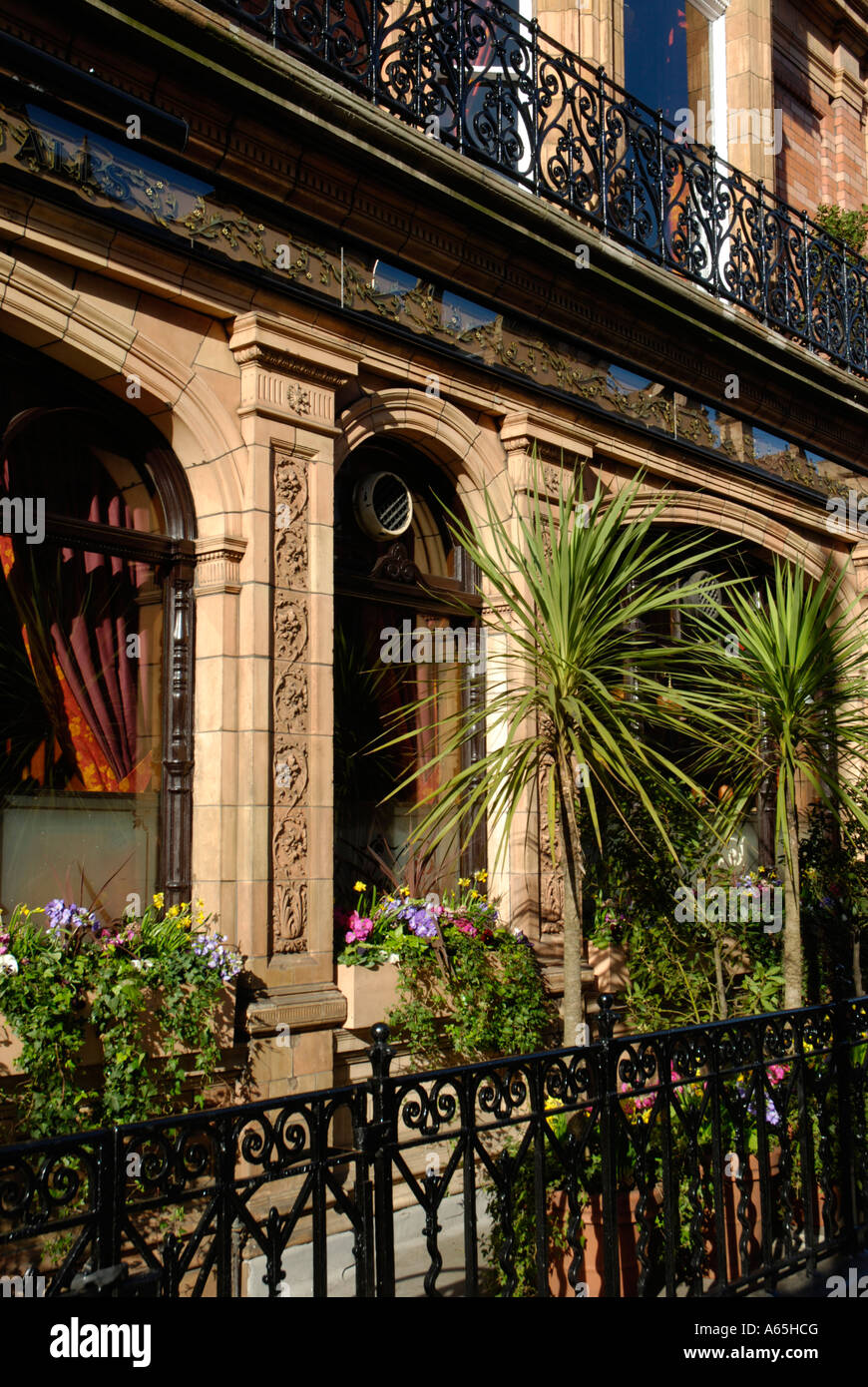 Exterior of the Audley pub in Mount Street Mayfair London England Stock ...