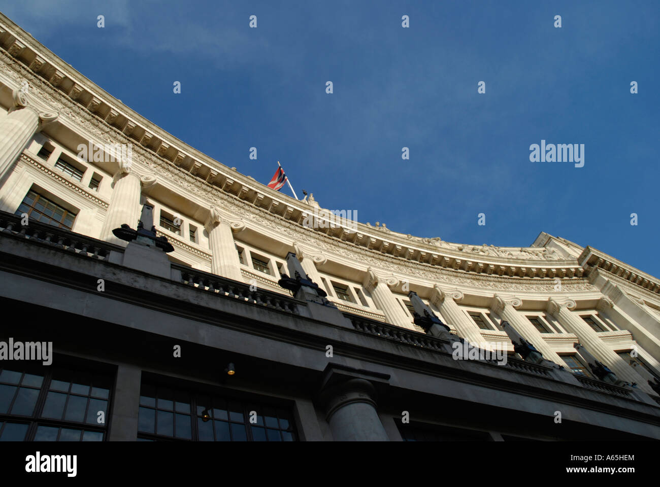 Neo baroque style architecture in Regent Street London England Stock ...