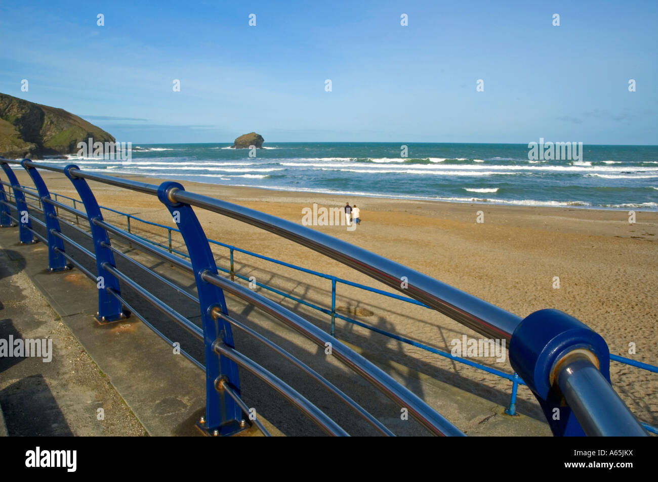 portreath beach in cornwall,england Stock Photo - Alamy