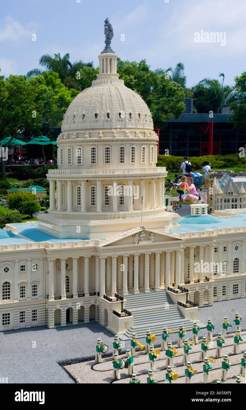 Model of the Capitol Building in Washington DC LegoLand tourist ...