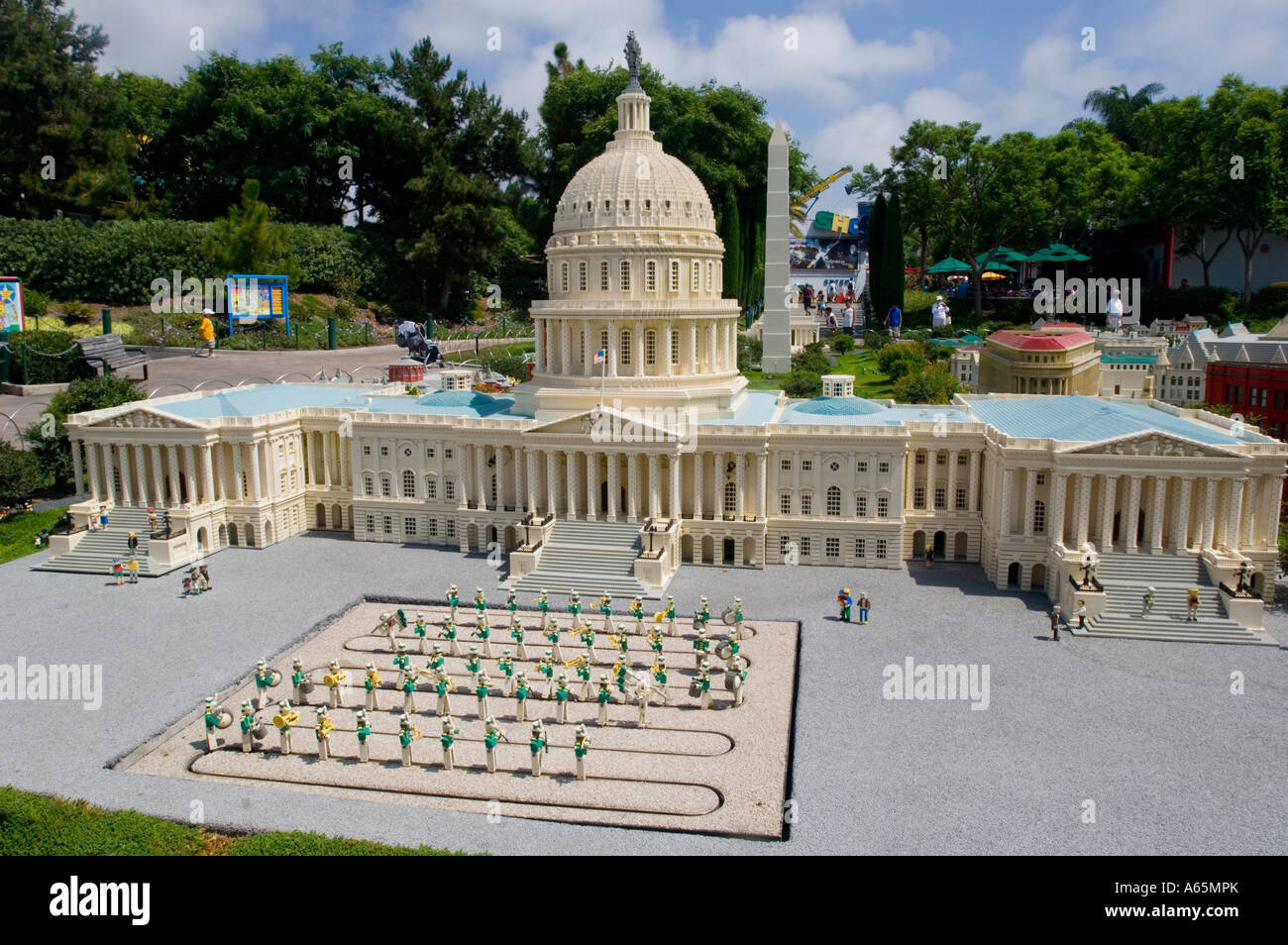 Model of the Capitol Building in Washington DC LegoLand tourist ...