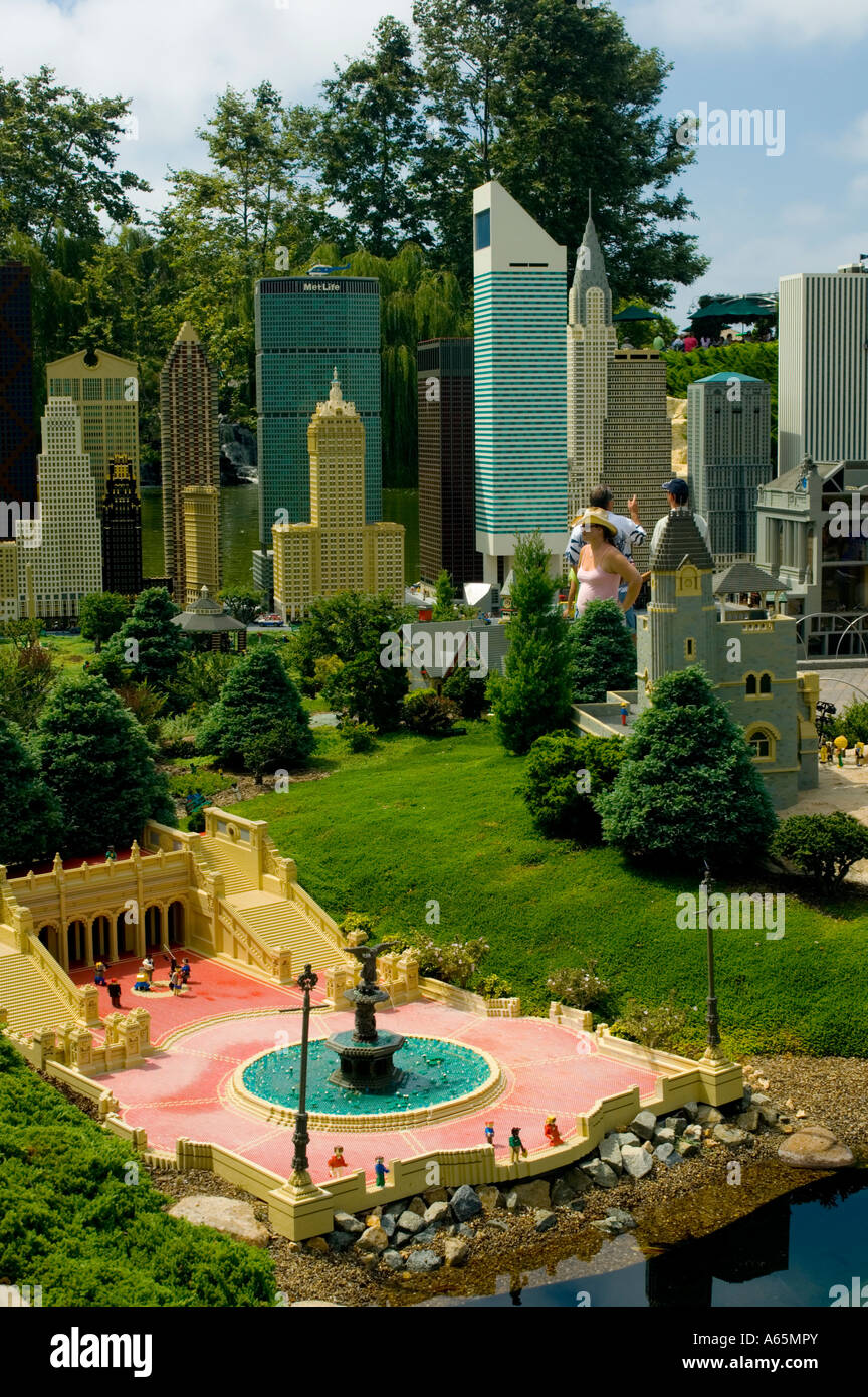 Lego Model of New York City LegoLand tourist amusement attraction in ...