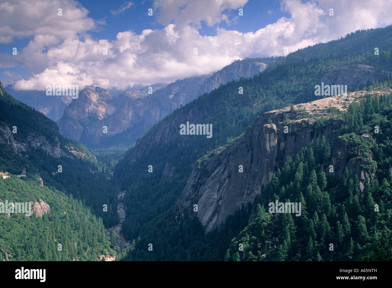 Valley Portal of the Merced River from Highway 120 Yosemite National ...