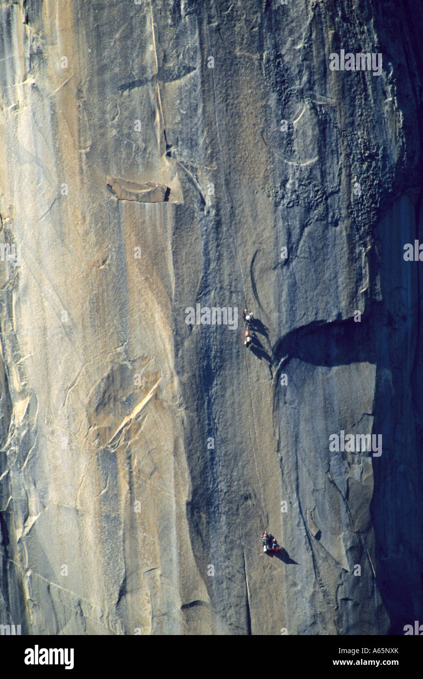 Climbers on the Salathe Wall El Capitan Yosemite Valley Yosemite ...