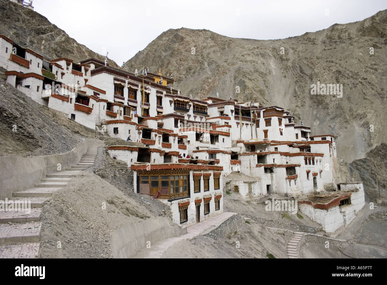 The monastery Rizong in the Himalayan region of Ladakh Stock Photo - Alamy