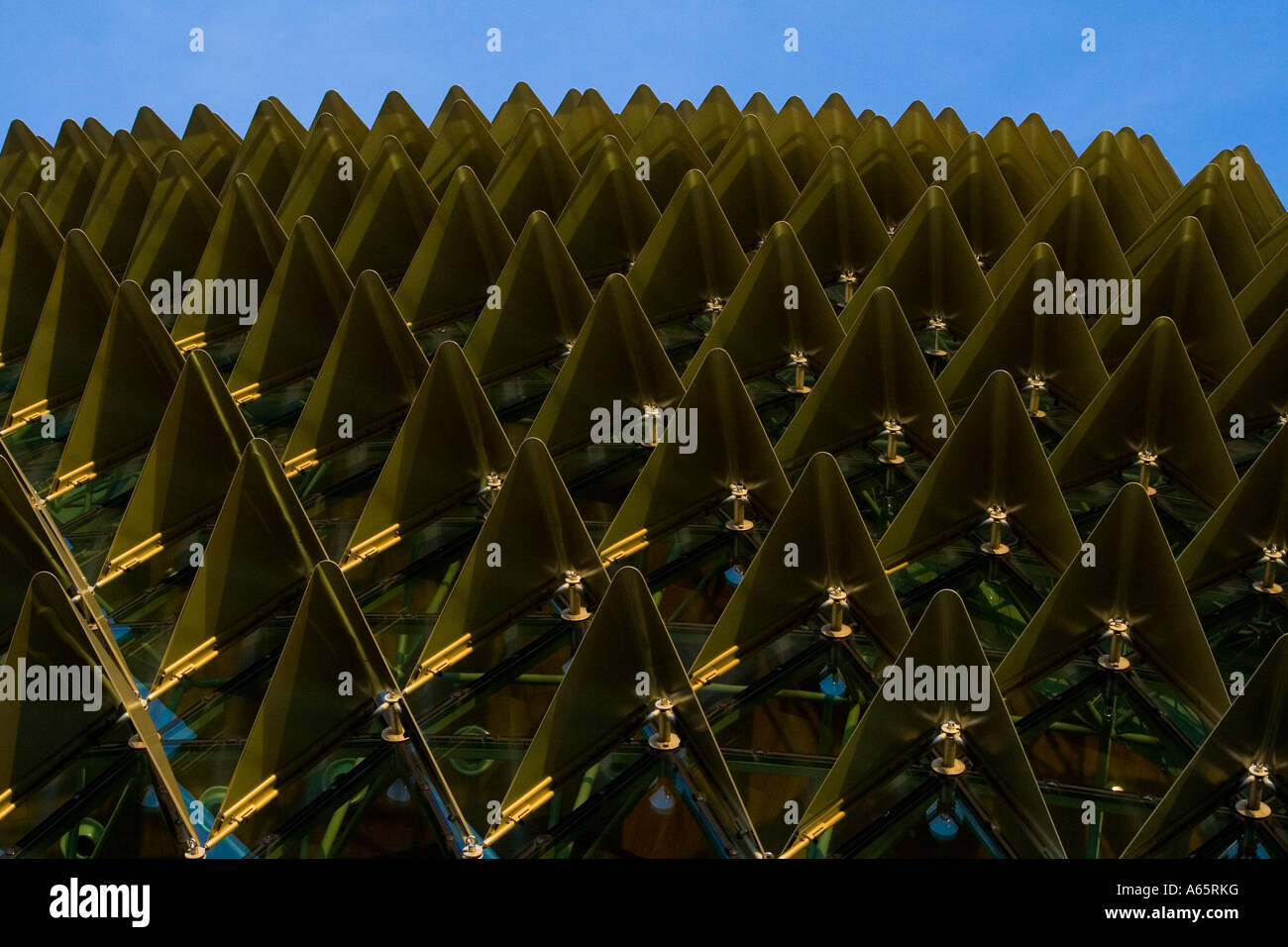 Esplanade Singapore Close Up Detail Stock Photo - Alamy