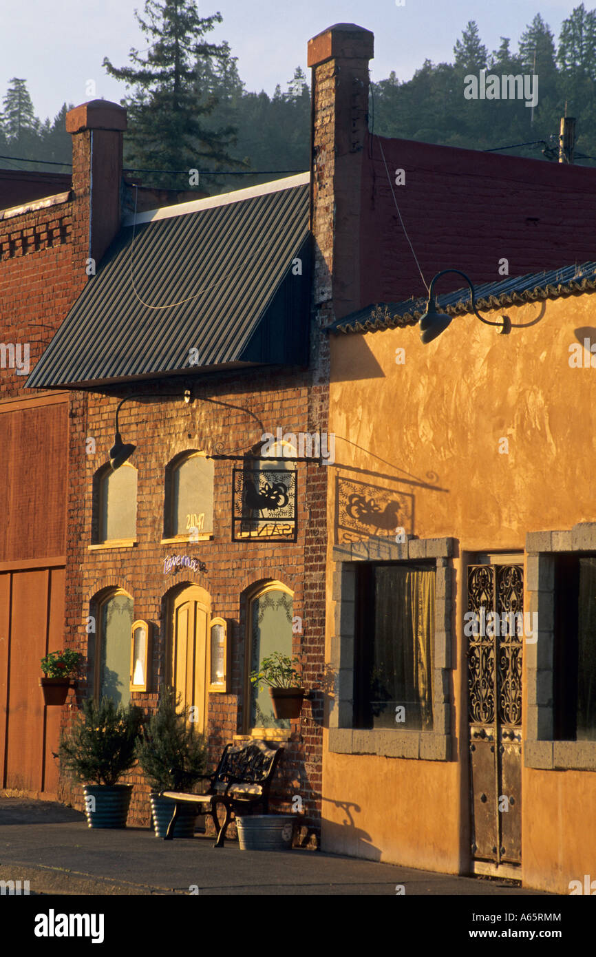 Downtown Geyserville Alexander Valley Sonoma County California Stock ...