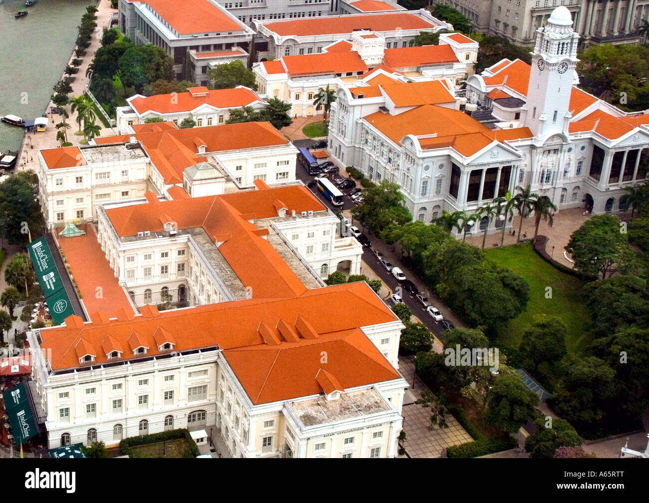 Colonial Clocktower and Administrative Buildings Singapore Stock Photo ...