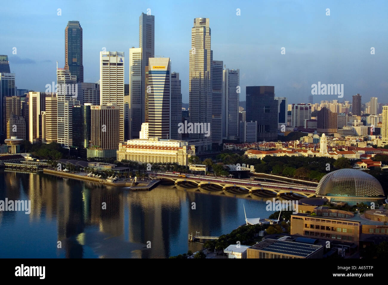 Central Business District Skyline CBD Singapore Stock Photo - Alamy