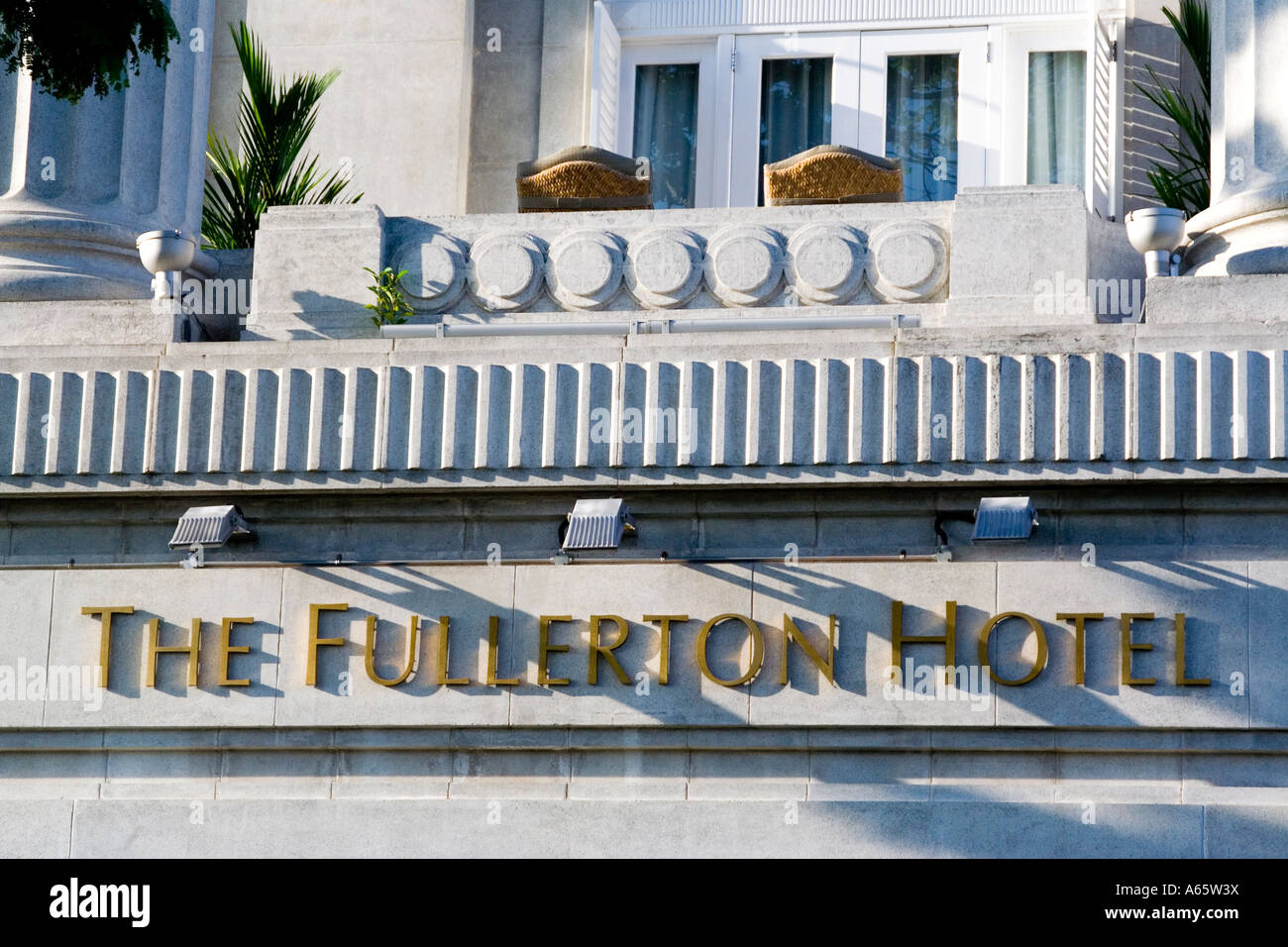 The Fullerton Hotel Singapore Stock Photo - Alamy