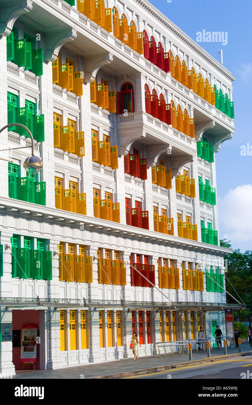 Mica Building Old Hill Street Police Station Singapore Stock Photo - Alamy