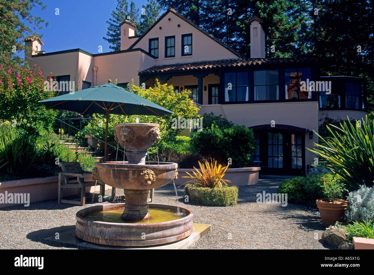 Applewood Inn Guerneville Sonoma County California Stock Photo - Alamy