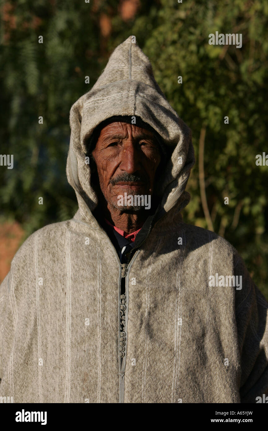 Portrait of a Berber man, Morocco Stock Photo - Alamy