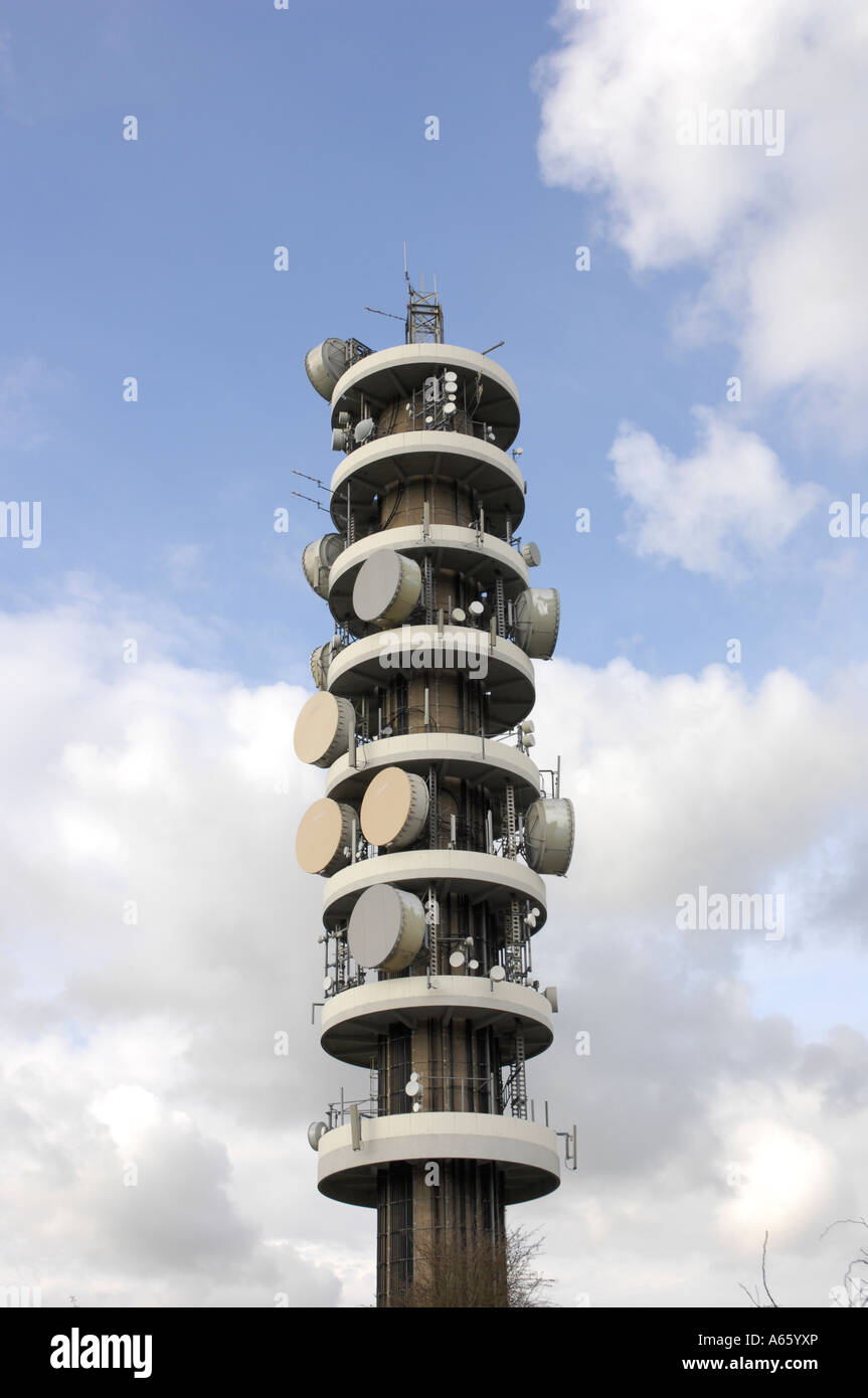 Communications tower, Bristol, England Stock Photo - Alamy